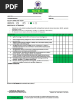 COT Observation Notes Form 2024-2025 | PDF