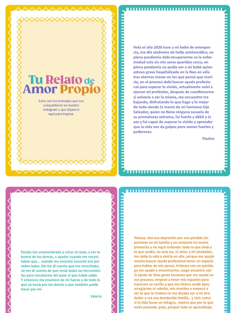 Cuentos de Amor Propio y Superación | PDF | Amor | Autoestima