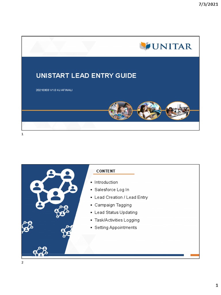 SMST Lead Entry Guide 2021 v1 | PDF | Computing | Software