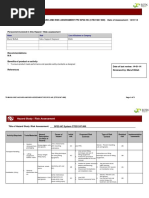 Safety Analysis Function Evaluation (S.A.F.E.) Chart: Project Document ...