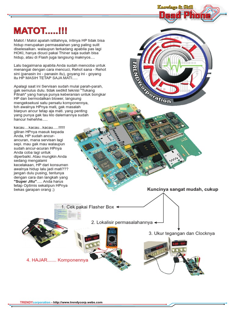Cara Menangani Handphone MATOT | PDF