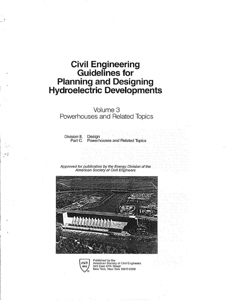 Vol 3. Powerhouses and Related Topics_ASCE Civil engineering Guidelines ...