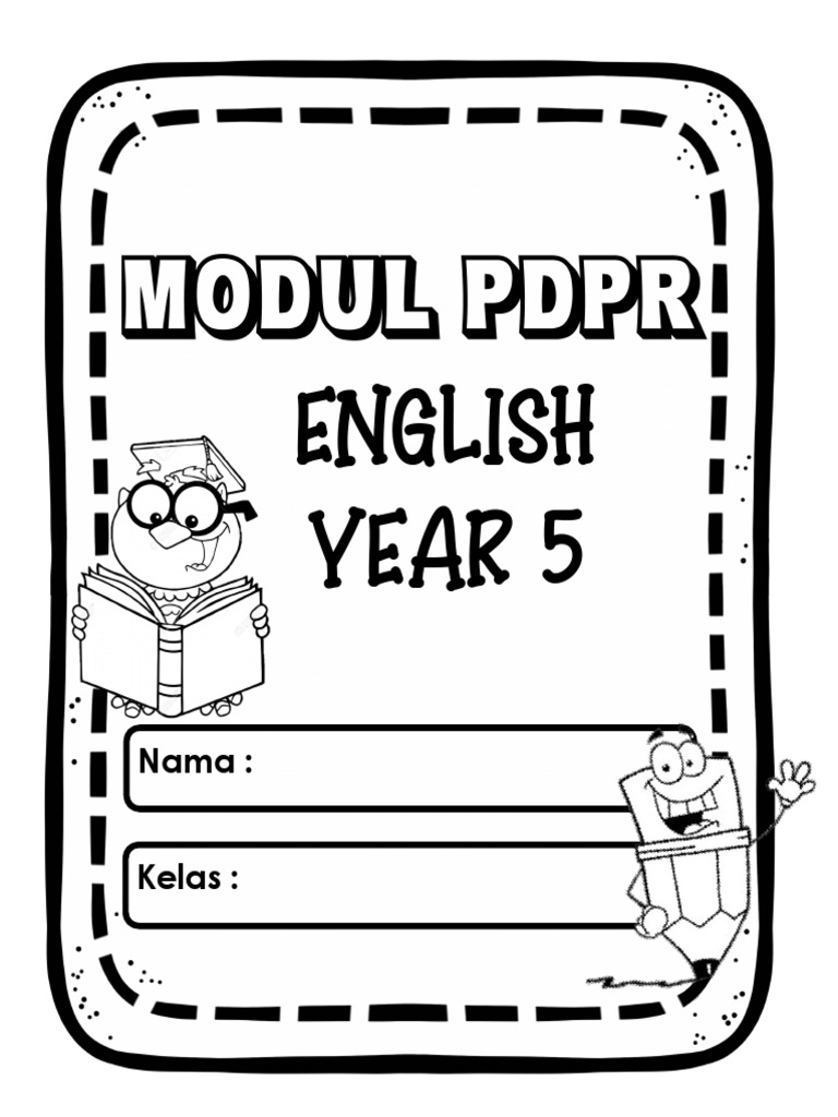 Cover Modul PDPR ENGLISH YEAR 5 | PDF