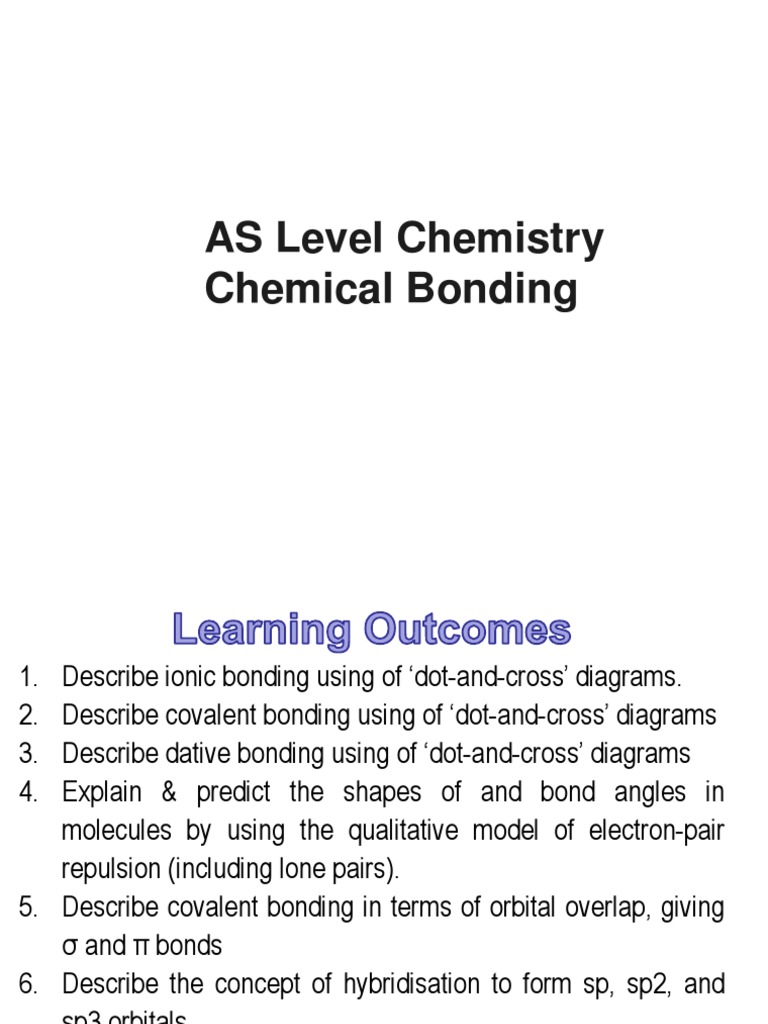 Topic 3 Chemical Bonding Notes | PDF | Chemical Bond | Chemical Polarity