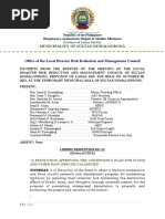 Barangay Magugpo West BDRRMC Structure | PDF | Security | Prevention