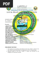 Bpoc Minutes of Meeting 2019 | PDF | Philippines