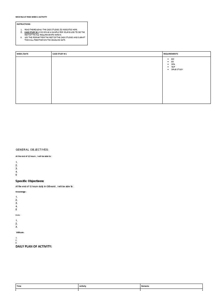 Nursing Student Case Study Guide | PDF | Gestational Diabetes | Nursing