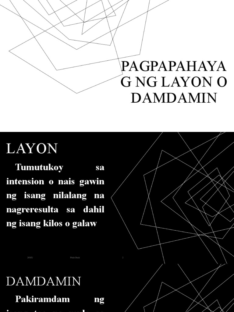 Pagpapahayag NG Layon o Damdamin | PDF
