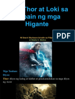 Ano Ang Ikinagalit Ni Thor Kay Skrymir | PDF