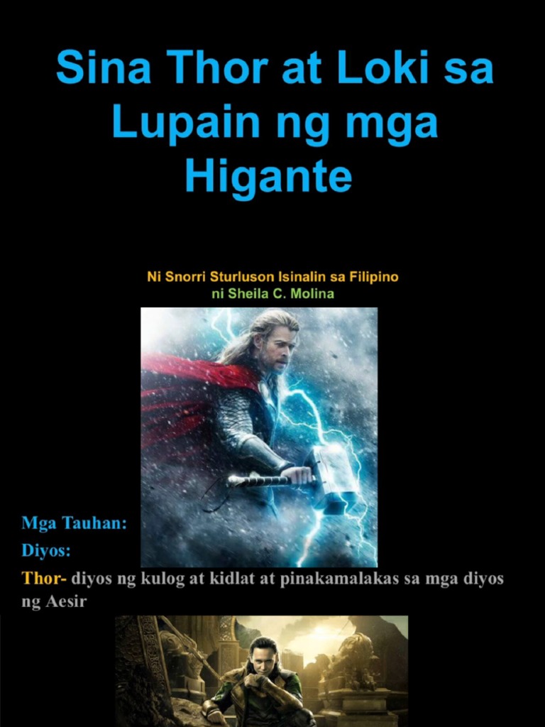 Sina Thor at Loki | PDF