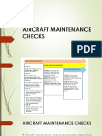 Aircraft Maintenance Check | PDF | Aerospace Engineering | Aeronautics
