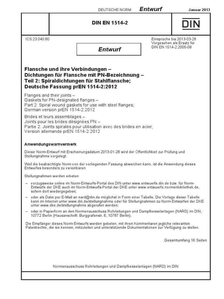 Din en 1514-2 e 2013-01 | PDF