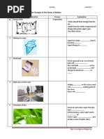Changes of State Worksheet | PDF | Freezing | Evaporation