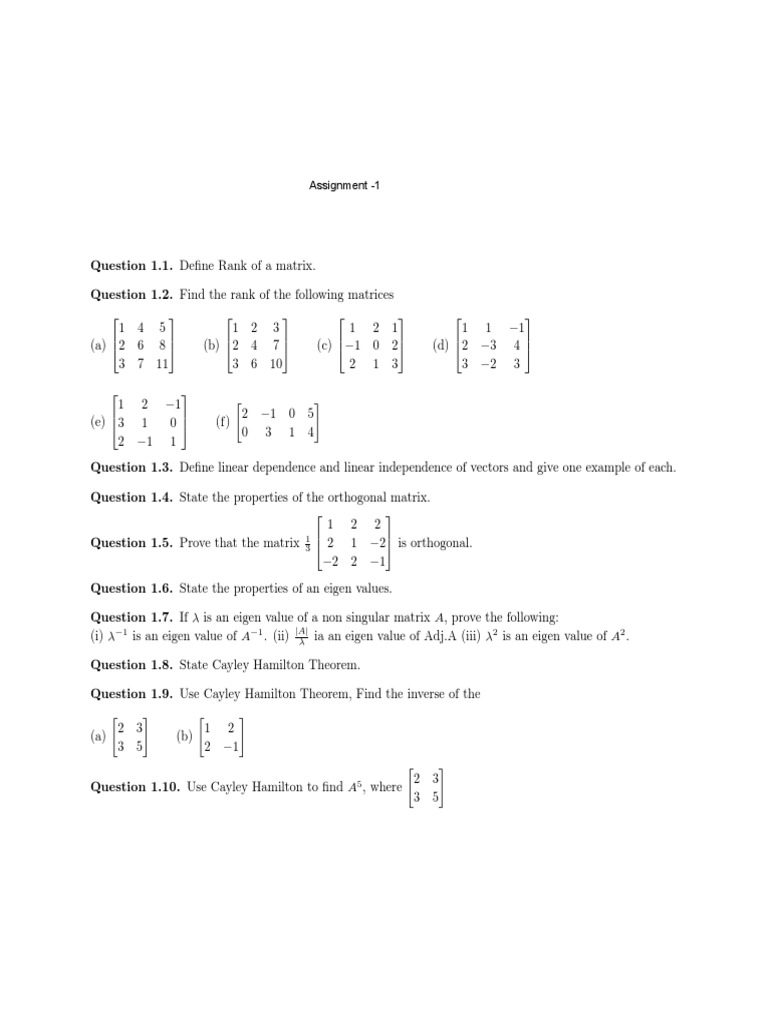 Maths Questions | PDF