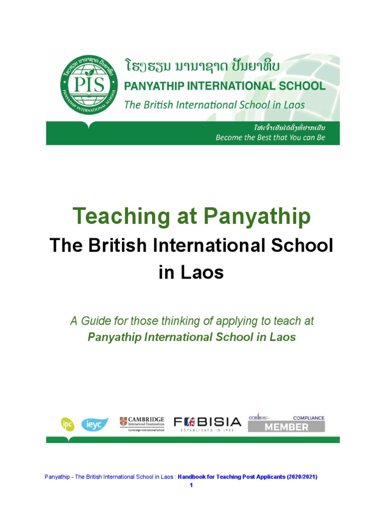 Teaching in Laos 2020 - 2021 | PDF | Cost Of Living | Schools