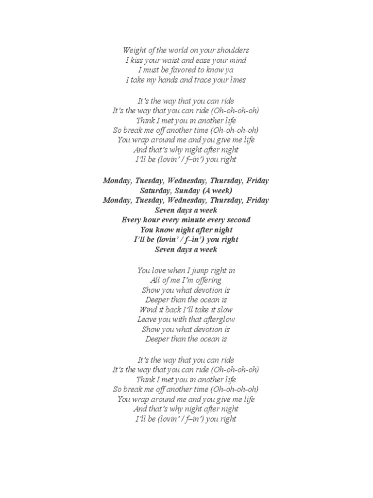 Seven Lyrics by Jungkook | PDF