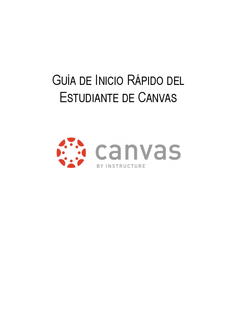 Guia de Inicio Rapido Del Estudiante de Canvas | PDF | Red mundial | Internet y web