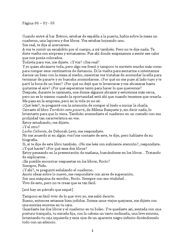 Fragmentos Novela | PDF