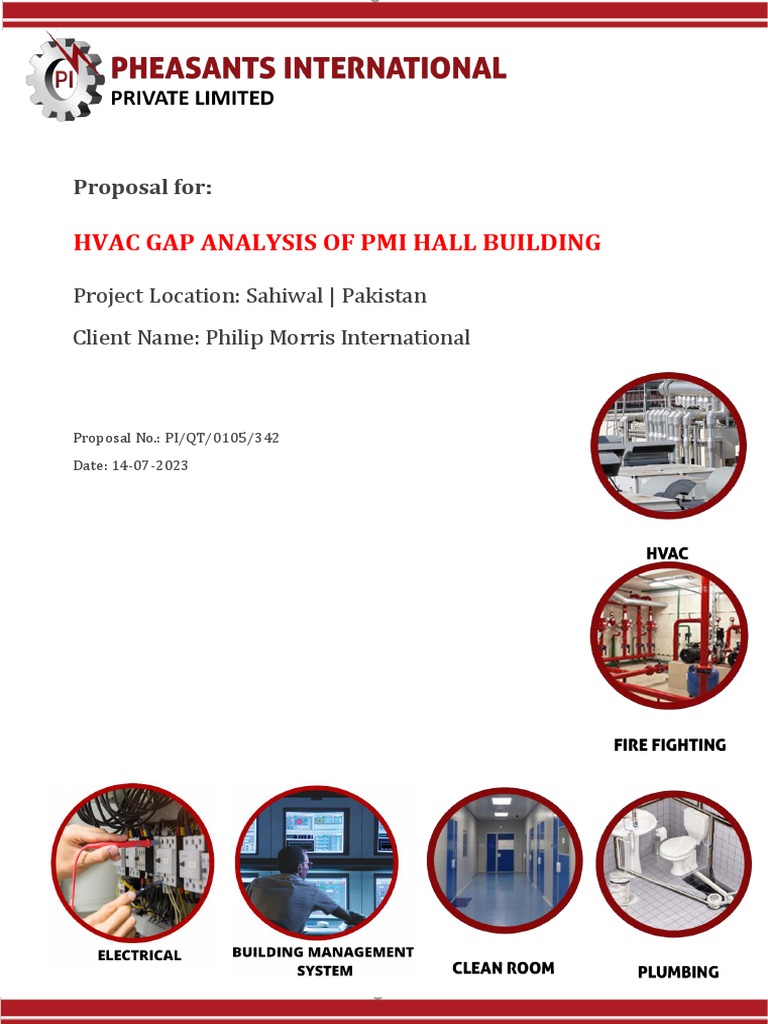 Hvac Gap Analysis of Pmi Hall Building | PDF | Business