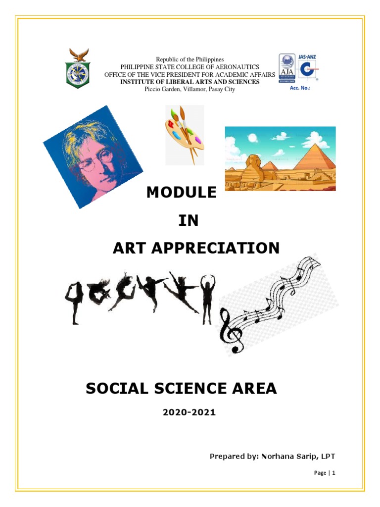Module 4 Visual Arts Art Appreciation | PDF | Paintings | The Arts