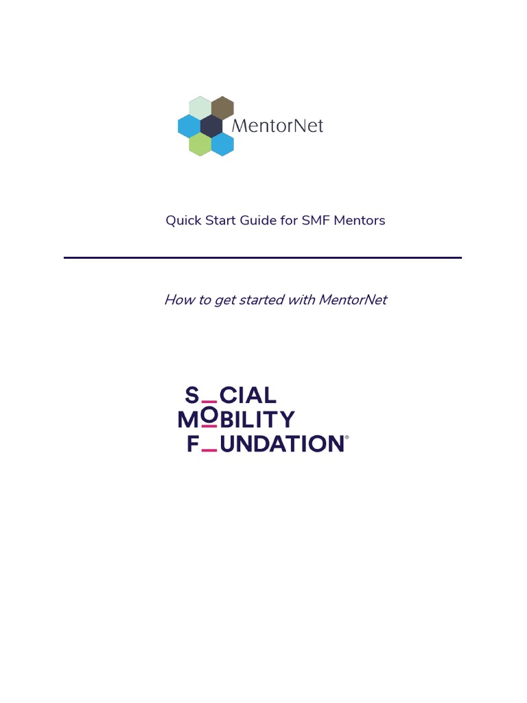 MentorNet Quick Start Guide For Mentors | PDF | Login | Password