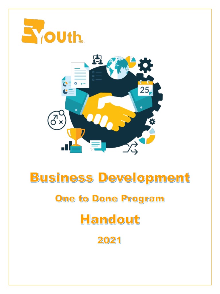 Business Development Handout | PDF | Marketing | Sales