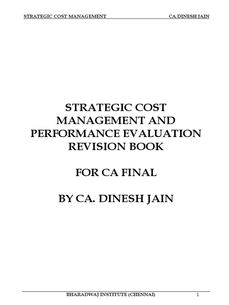Scmpe Revision Book | PDF | Value Chain | Strategic Management