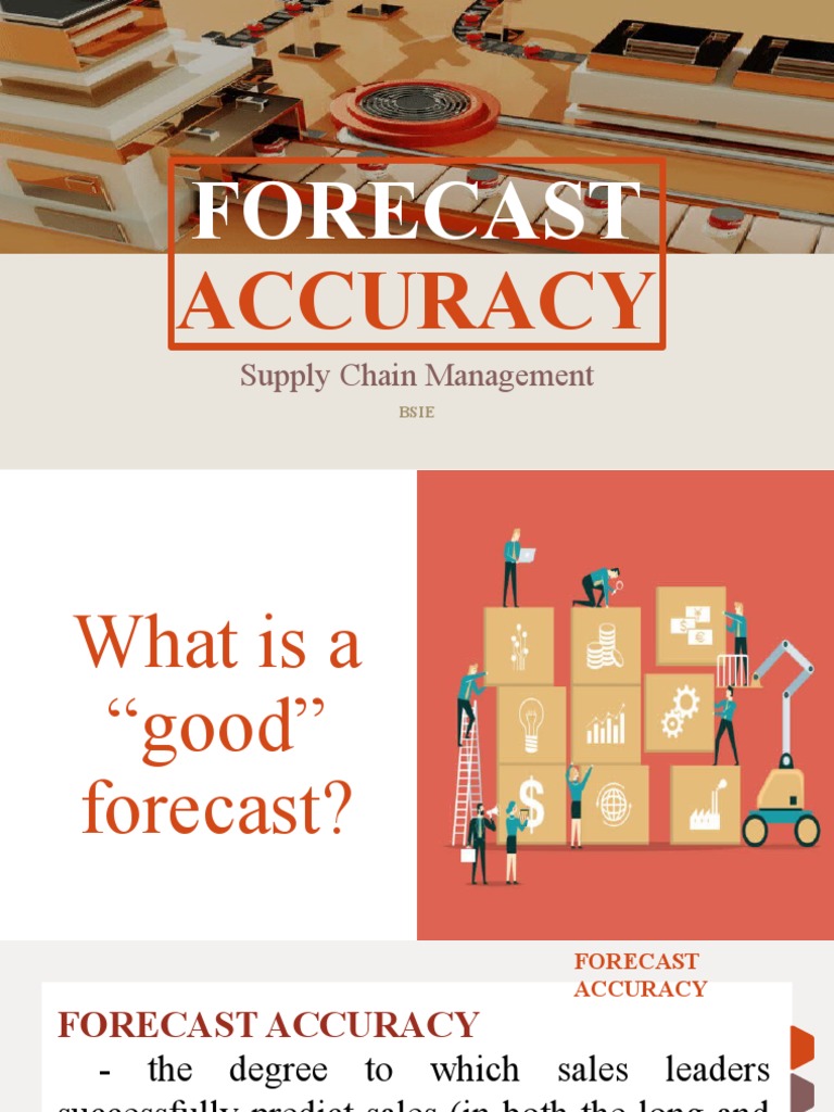 FORECAST ACCURACY - Supply Chain Management | PDF | Forecasting | Mean ...