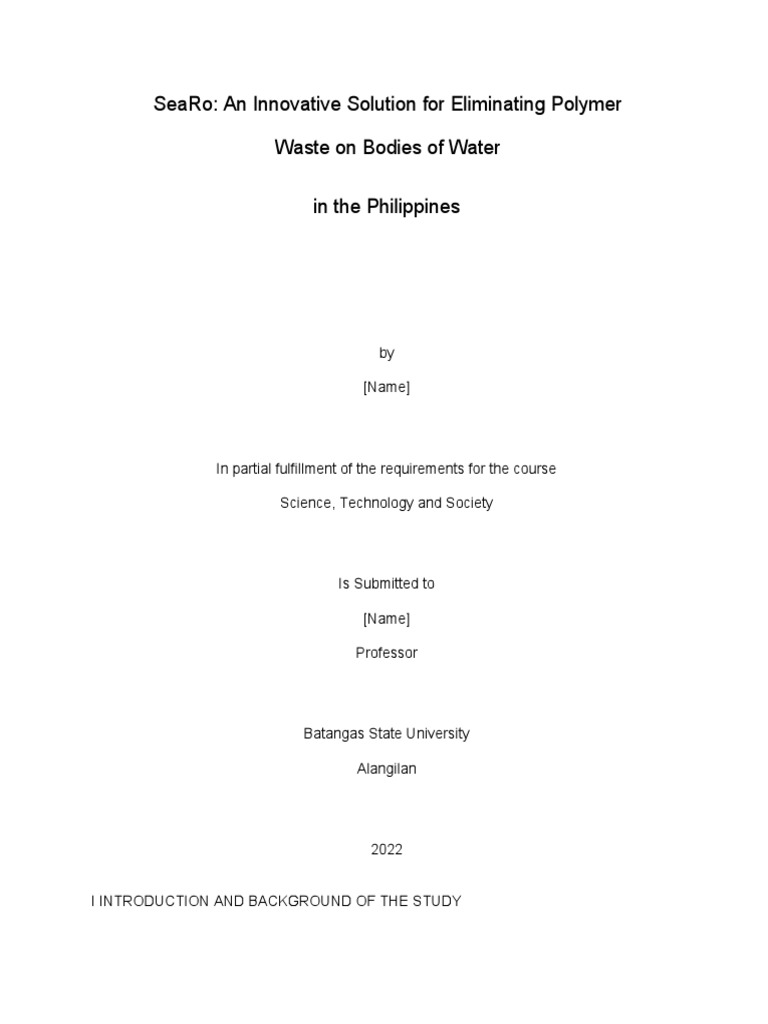 Project Proposal | PDF | Robot | Robotics