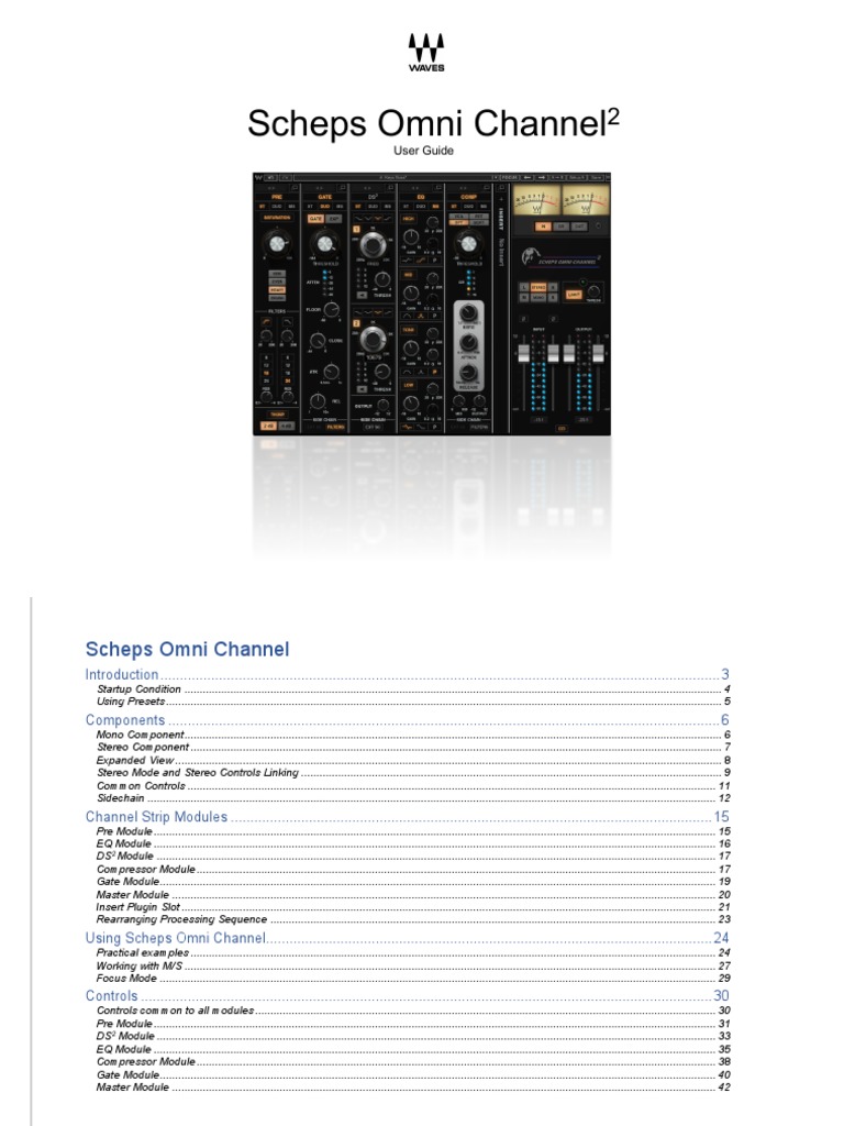 Scheps Omni Channel | PDF | Equalization (Audio) | Sound Technology