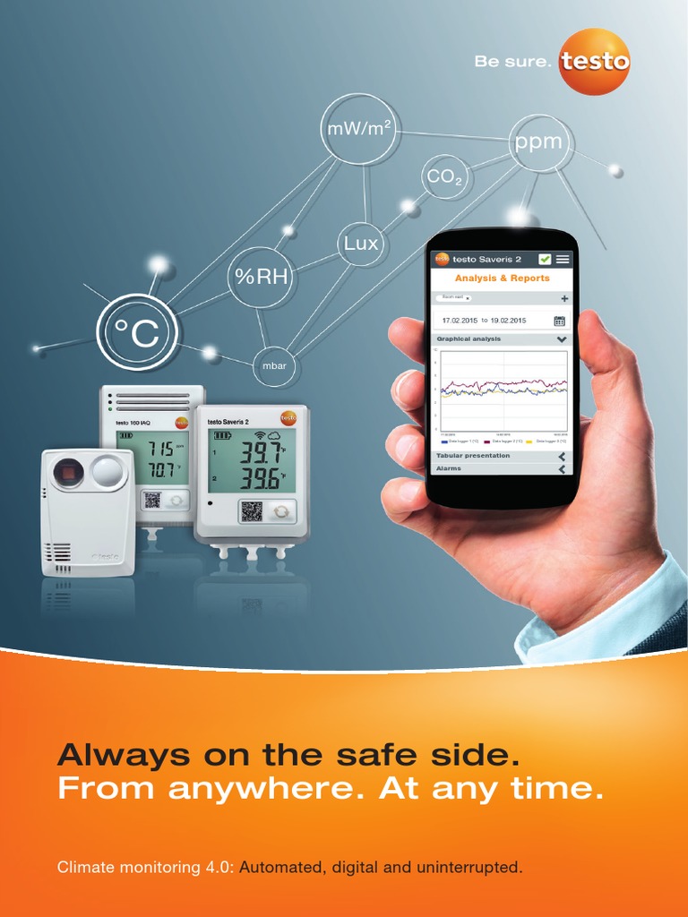 testo Saveris 2 Cloud Monitoring System | PDF | Port (Computer ...