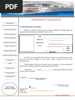 Barangay Tanod Appointment Notice | PDF