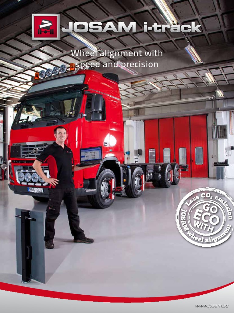 Efficient Wheel Alignment with JOSAM i-Track | PDF | Wheel | Bus