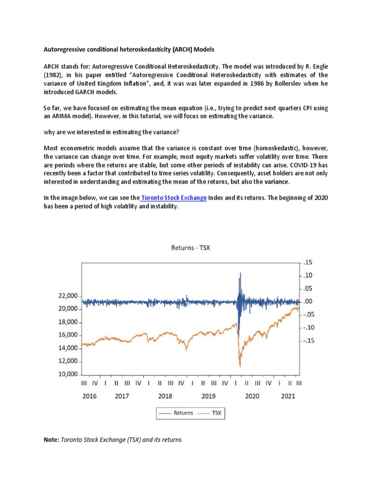 Autoregressive Conditional Heteroskedasticity | PDF | Volatility ... Autoregressive Conditional Heteroskedasticity | PDF | Volatility ...