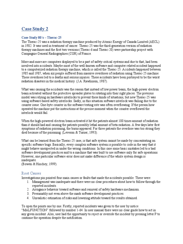 Case Study 2 | PDF | Safety