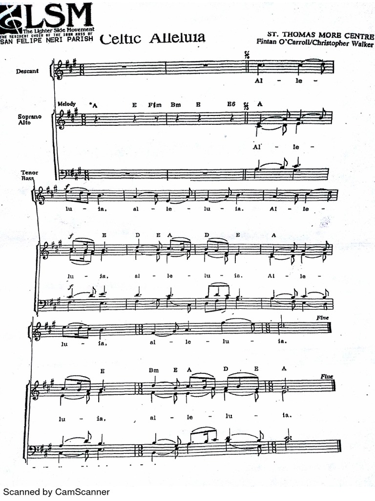 Alleluia (Celtic) | PDF