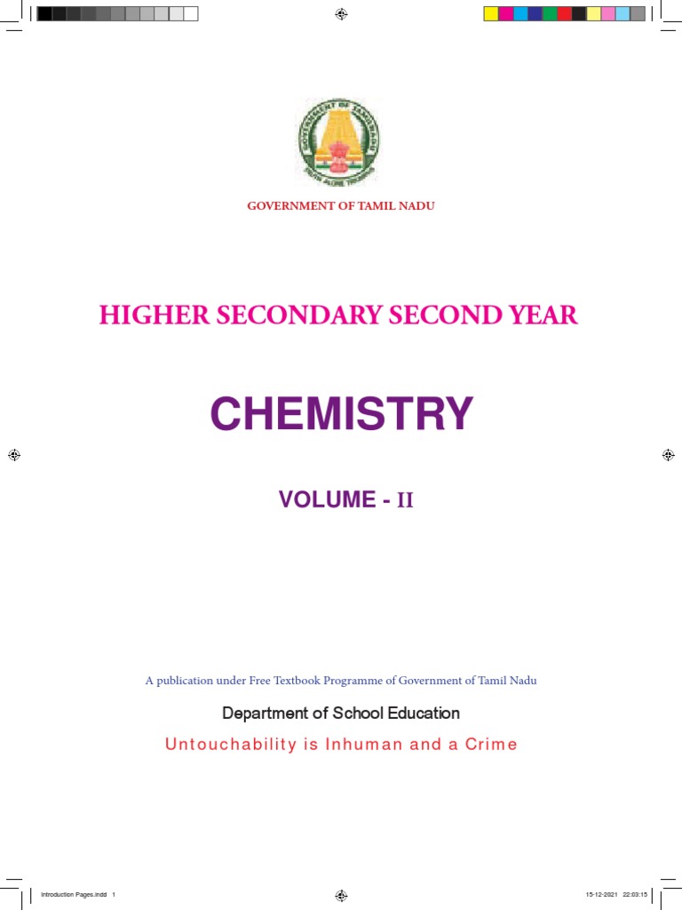 12th Chemistry Vol 2 English Medium Text | PDF | Acid | Ph