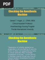 Anesthesia Checklist | PDF | Breathing | Anesthesia