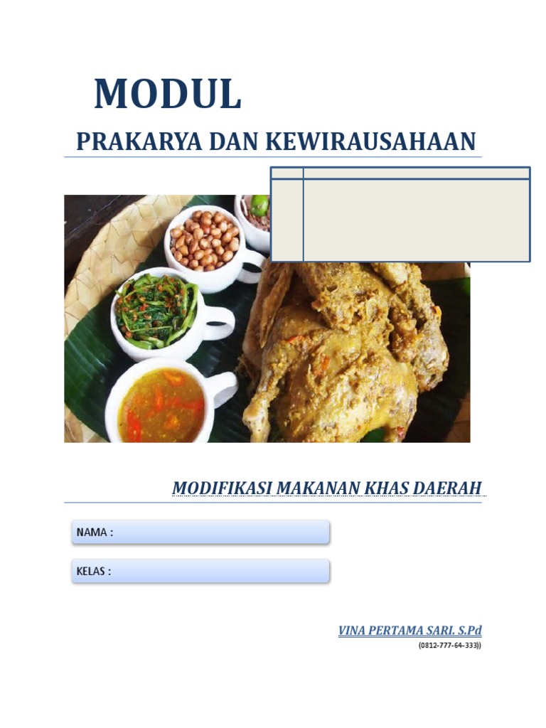 Modul Pkwu 1 | PDF | Kesehatan Holistik