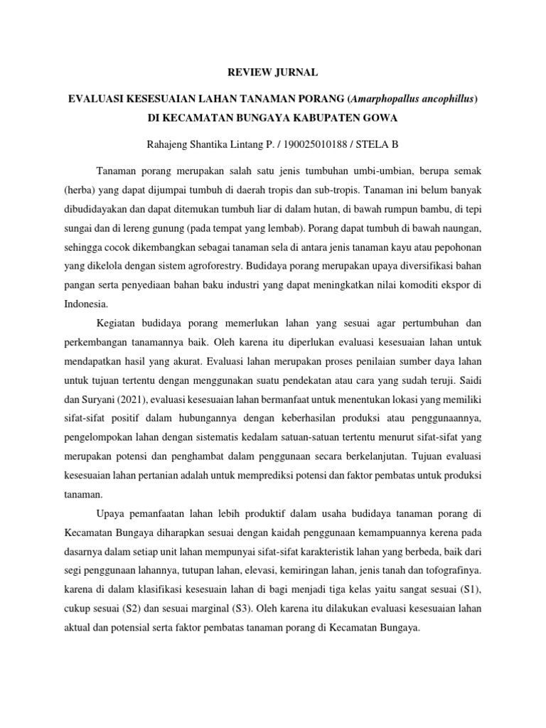 Rahajeng Shantika Lintang Pramesti - Tugas Review Jurnal | PDF