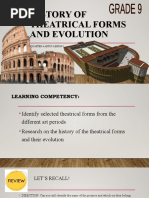 Theatre History Unit With Handouts | PDF | Theatre | Mask