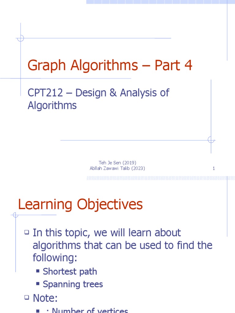 CPT212 - Graphs Pt.4 (ELearn) | Download Free PDF | Computer ...