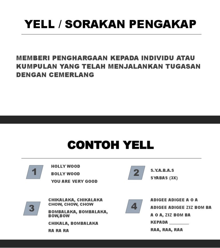 Yell Pengakap | PDF