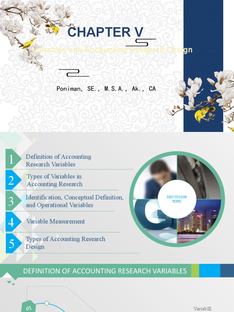 Pertemuan 6 Bab V Variabel Dan Desain Riset Akuntansi | PDF | Level Of ...