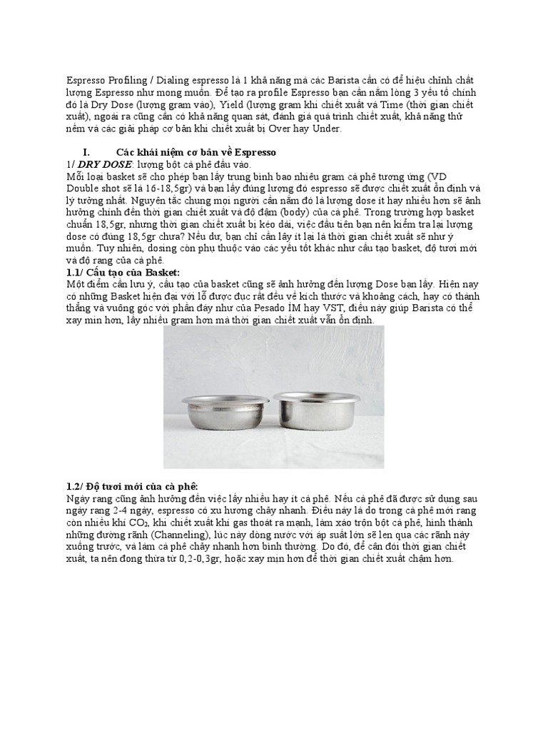 Espresso Profiling Pdf
