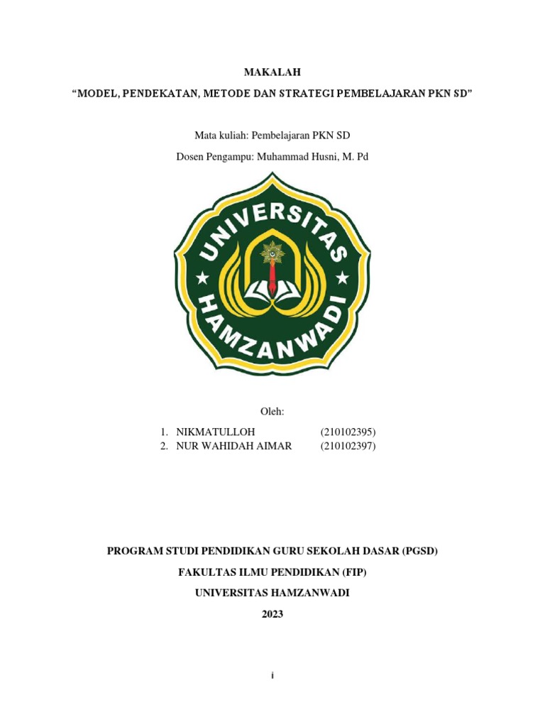 Makalah PKN | PDF | Karier & Perkembangan