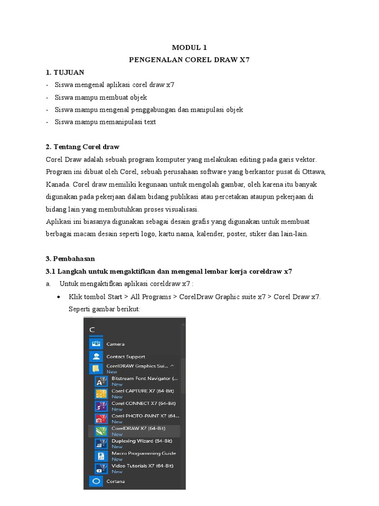 Modul Corel Draw | PDF
