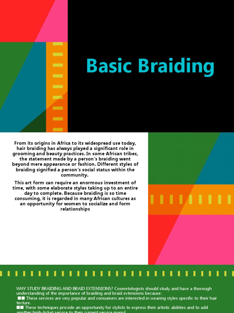 Basic Braiding | PDF | Hair | Hairstyle