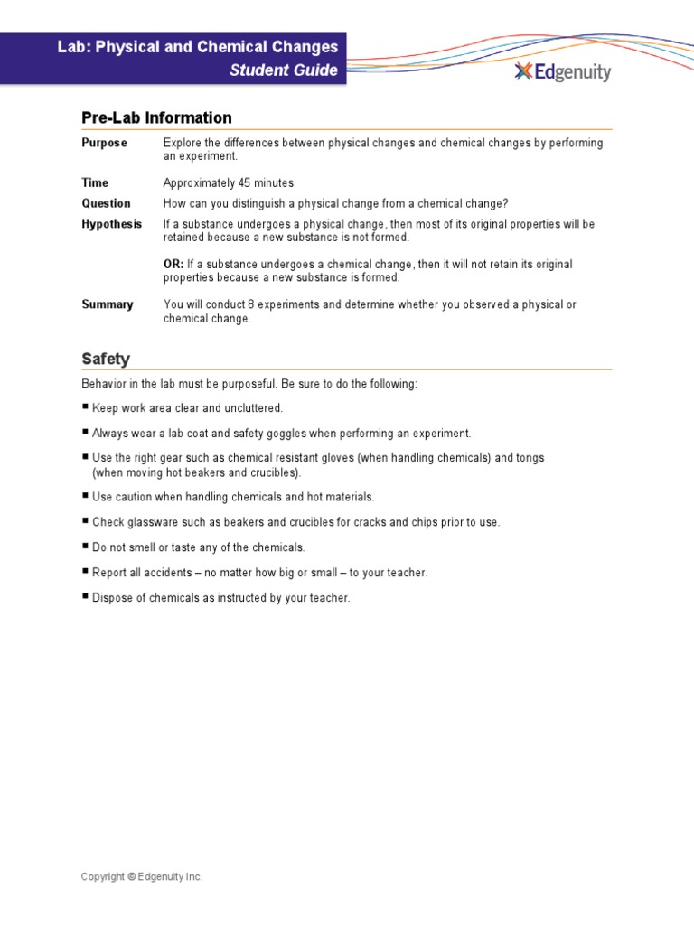 3210 02 02 Student Guide | PDF | Chemical Substances | Mixture