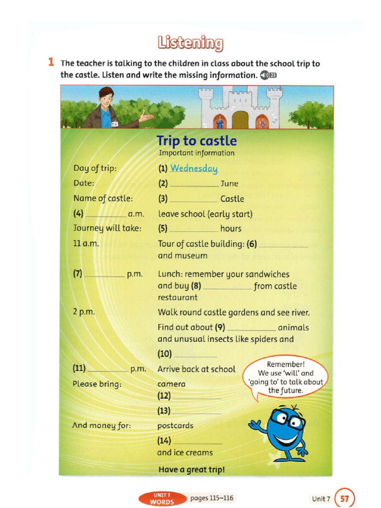 5 Listening-Unit 7 | PDF